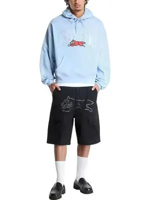 BILLIONAIRE BOYS CLUB - ICE CREAM Running Dog Cargo Shorts - Black