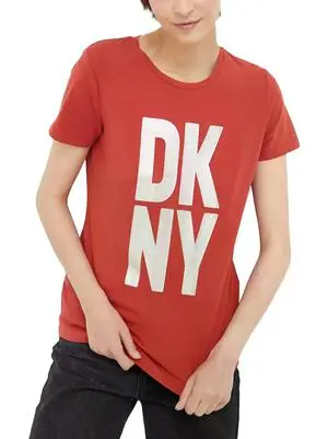Dkny Logo-print T-shirt Red