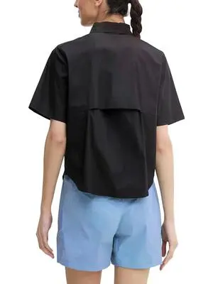 Columbia Brea Falls Short Sleeve Button-up Shirt - Black