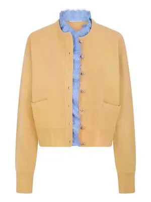 PACO RABANNE Rabanne Camel Brown Cardigan