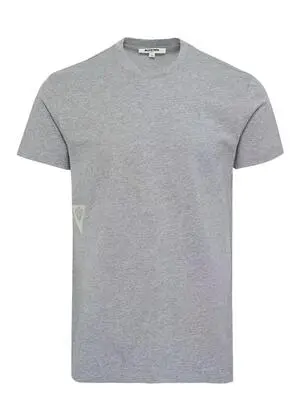 BLACKJACK Embroidered-logo T-shirt - Grey