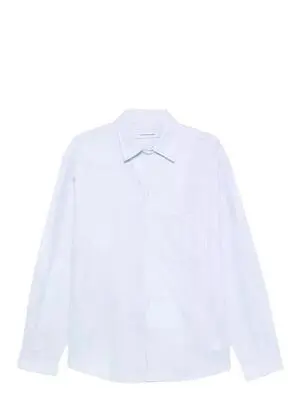 KIKO KOSTADINOV Asymmetric-front Pocket-detail Shirt - Blue