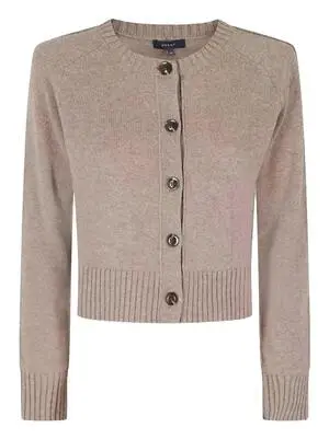Soeur Virginia Round-neck Cardigan - Neutrals