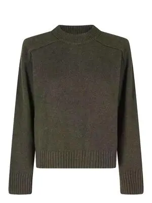 Soeur Ribbed-trim Thumb-slot Sweater - Green