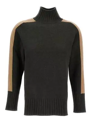 LORENA ANTONIAZZI Lorena Antoniazzi Color-Block High-Neck Sweater