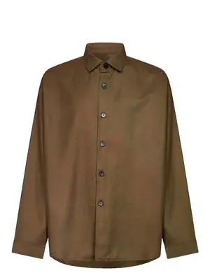 ROSE BURRITO Button-fastening Long-sleeve Shirt - Brown