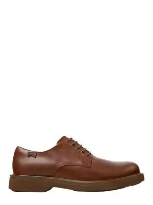 Camper Norman Leather Lace-up Shoes - Brown