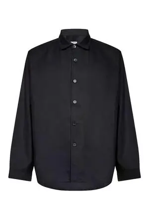 ROSE BURRITO Button-up Overshirt - Blue