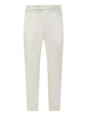 CRUNA Pigalle Pleated Trousers - White