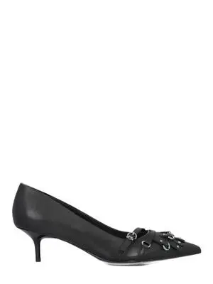 PINKO PINKO Eyelet-Embellished Pointed-Toe Pumps