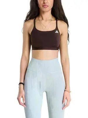 Adidas Optime Essentials Sports Bra - Brown