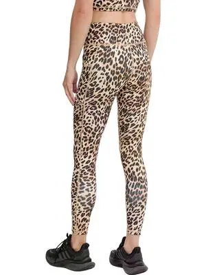 Dkny Leopard-print Leggings - Neutrals