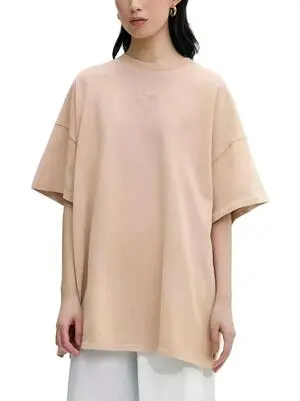 GESTUZ Logo Embroidered T-shirt - Neutrals