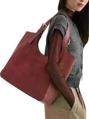 Furla Furla Leather Tote Bag Red
