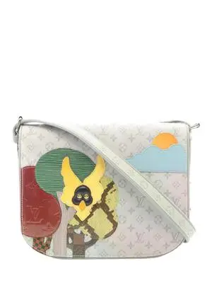 LOUIS VUITTON 2002 Limited Edition Monogram Patchwork Conte De Fees Musette Crossbody Bag - Grey