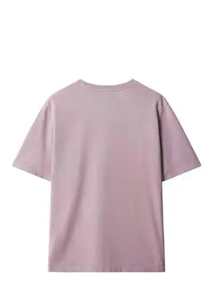 Maison Kitsuné Logo-embroidery T-shirt - Purple