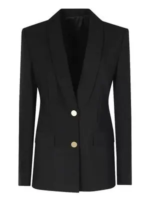 ALBERTA FERRETTI Alberta Ferretti Gold-Tone Buttoned Blazer