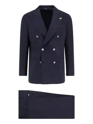 TOMBOLINI Zero Gravity Double-breasted Suit - Blue