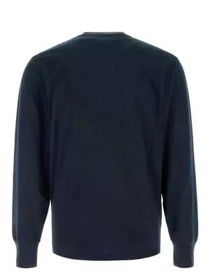 TOM FORD Long Sleeve Crew Neck Sweater - Blue