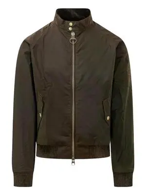 BARBOUR INTERNATIONAL Merchant Waxed Jacket - Brown