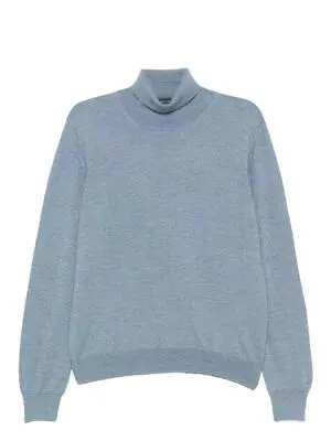Tagliatore Long-sleeved Sweater - Blue