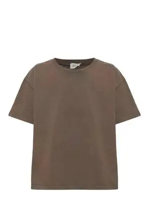 American Vintage Fizvalley Crew-neck T-shirt - Brown