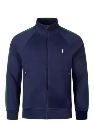 Polo Ralph Lauren Logo Embroidered Track Jacket - Blue