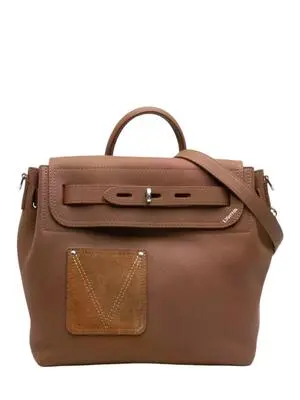 LOUIS VUITTON 2021-2026 Lv Touch Calfskin Steamer 30 Satchel Brown