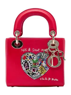 Dior Mini Lady Satchel - Red