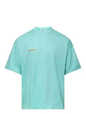 BLACKJACK Logo-embroidered Oversized T-shirt - Blue