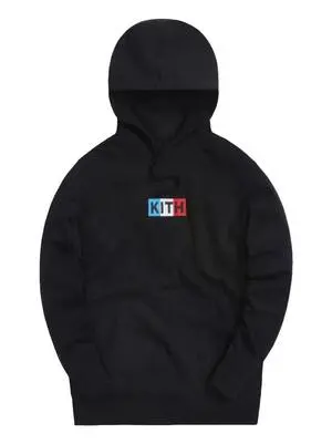 Kith Classic Logo-patch Hoodie - Black
