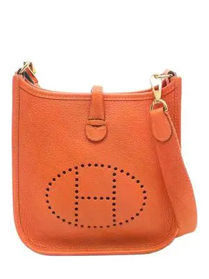 Hermès 2021 Clemence Evelyne Tpm 16 Crossbody Bag - Orange