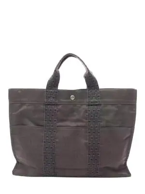 Hermès 20th Century Canvas Tote Bag - Grey