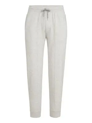 Brunello Cucinelli Cashmere-blend Double-knit Sweatpants - White