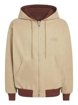 MAISON MARGIELA Reversible Zip-up Bomber Hoodie Jacket - Beige