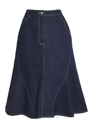 SAFIYAA Safiyaa Luisella Denim Midi Skirt