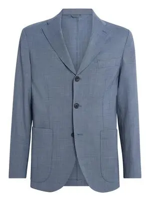 Eton Lana Tech Blazer - Blue