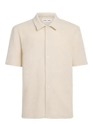 SAMSØE SAMSØE Knitted Sakvist Shirt - Ivory