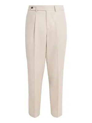 COLOMBO Colombo Cashmere Pleated Straight Trousers