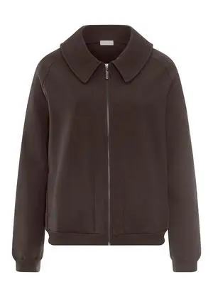 HANRO Hanro Cotton Natural Living Zip-Up Cardigan