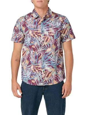 O'Neill Terrace Standard Fit Short Sleeve Button-up Shirt Fig