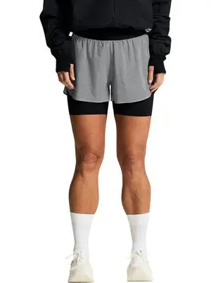 CRAFT Reflective Performance Running Shorts - Silver