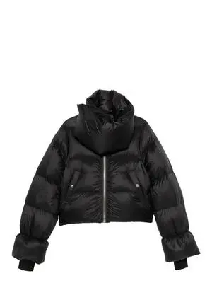 Rick Owens Short Down Jacket With High Neck - Multicolor