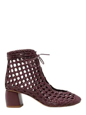 FORTE_FORTE Woven Ankle Boots - Multicolor