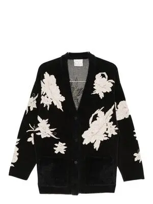 FORTE_FORTE Jacquard Cardigan - Multicolor