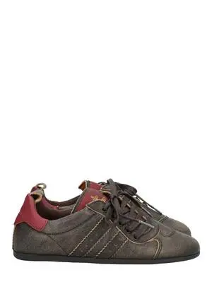 VIVIENNE WESTWOOD Drunken" Leather Trainers - Black