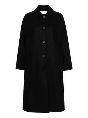 Harris Wharf London Wool Long Coat - Multicolor