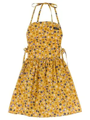 Miu Miu Printed Poplin Mini Dress - Multicolor