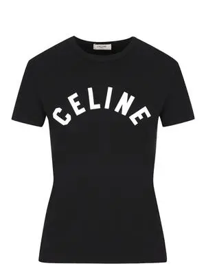 CELINE Celine Women Logo Cotton T-Shirt