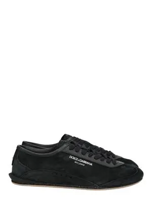 Dolce & Gabbana Lipari Suede Sneakers - Black
